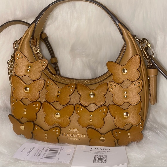 Coach | Bags | Coach Mini Carmen Crossbody Leather Butterfly Appliqu ...
